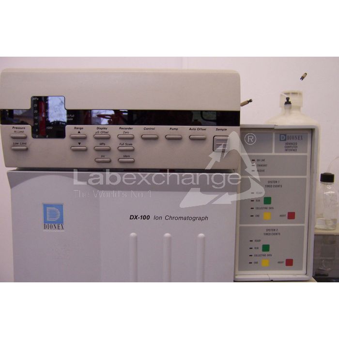 Dionex DX 100 used with warranty. Used Dionex DX 100 from Labexchange.com