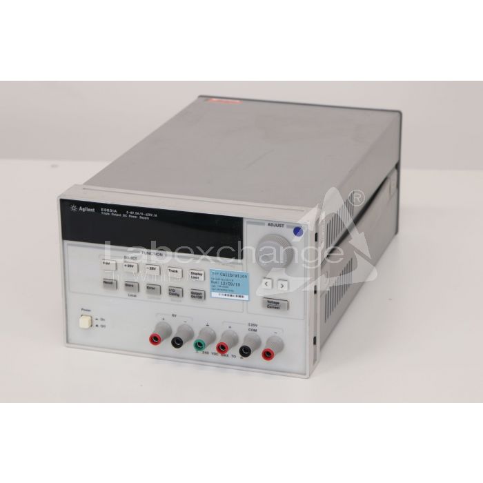Agilent E3631A used with warranty. Used Agilent E3631A from Labexchange.com
